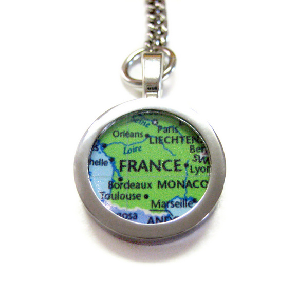 Kiola Designs | Accessories | France Map Keychain | Poshmark